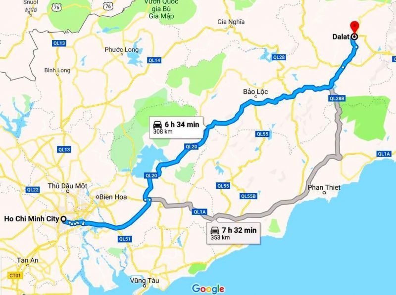 How to get from Ho Chi Minh to Dalat - Ways and Сosts